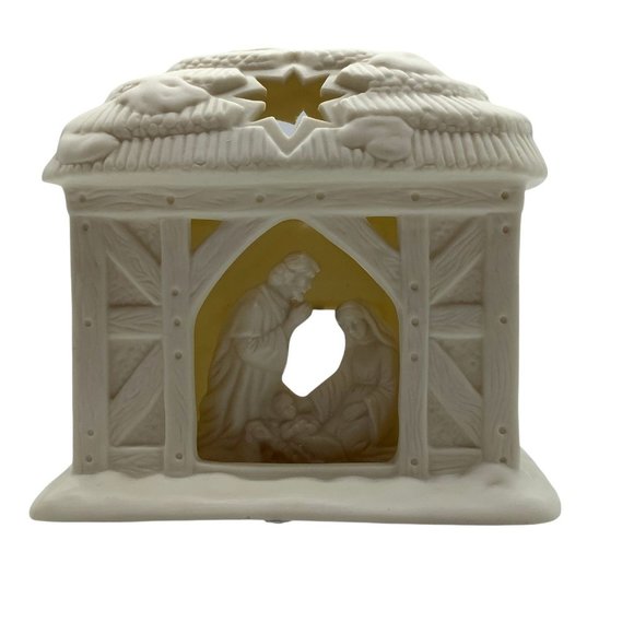 PartyLite | Accents | Partylite Nativity O Holy Night P08 Tea Light ...